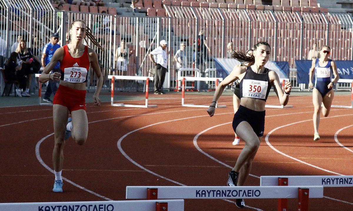 Η Ολυμπία Καραγιάννη πάει βήμα βήμα για το ρεκόρ στα 400μ. εμπόδια ...